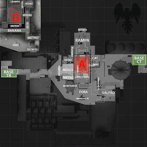 Mapas CS GO Aprenda os nomes das posições Jogos Tecnoblog