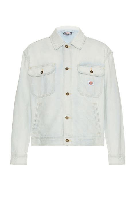 Dickies Madison Denim Jacket In Light Denim Fwrd