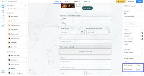 How To Limit Size Of File Upload Field 123FormBuilder