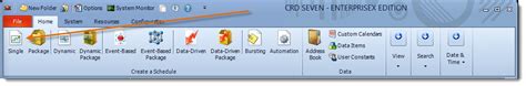 How Do I Setup Single Report Schedule For Crystal Reports In CRD