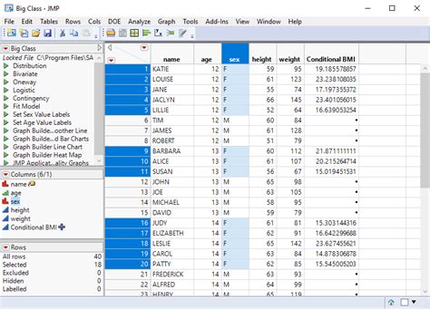 Solved Apply Mathematical Formula Only On Selected Rows Jsl Jmp User Community