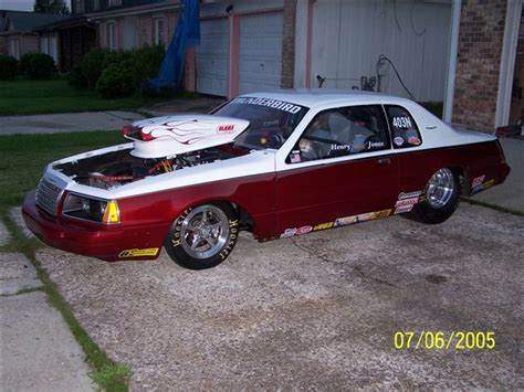 1986 Ford Thunderbird 14 Mile Drag Racing Timeslip Specs 0 60