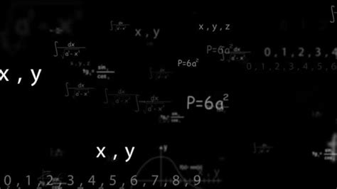 Math Equations Overlay Loop Overlays Motion Graphics Ft Algebra And Class Envato