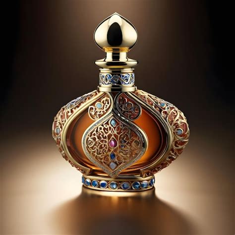 Premium Photo Traditional Arabic Perfume Bottle