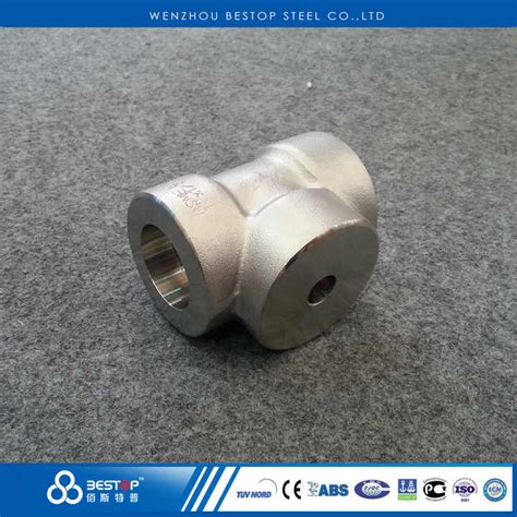 Sw Fittings 3000lbs Sw Tee Asme B16 11 Stainless Steel Socket Welding Equal Reducing Tee