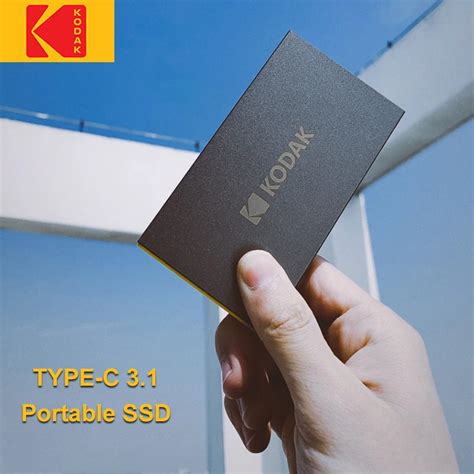 Kodak Ssd 휴대용 드라이브 2 세대 모바일 솔리드 스테이트 드라이브 타입 C 31 메탈 Pssd 120gb 240gb