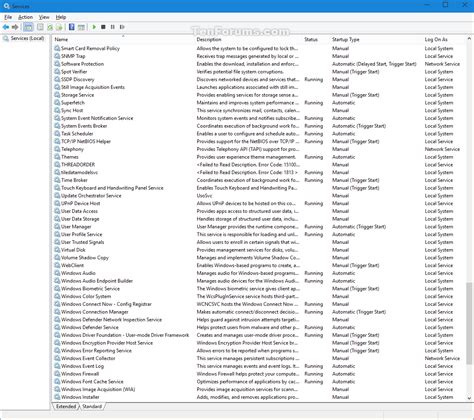 Start Stop And Disable Services In Windows 10 Tutorials