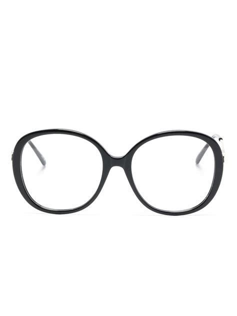 Chloé Eyewear Oversize Frame Glasses Farfetch