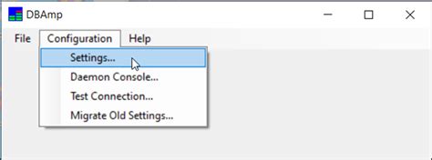 Dbamp Creating A Remote Database And Configuring Properties