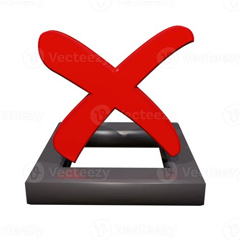 Modern Wrong Icon 3d Render 17785321 Png