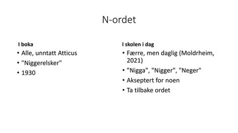 Drep Ikke En Sangfugl Pptx