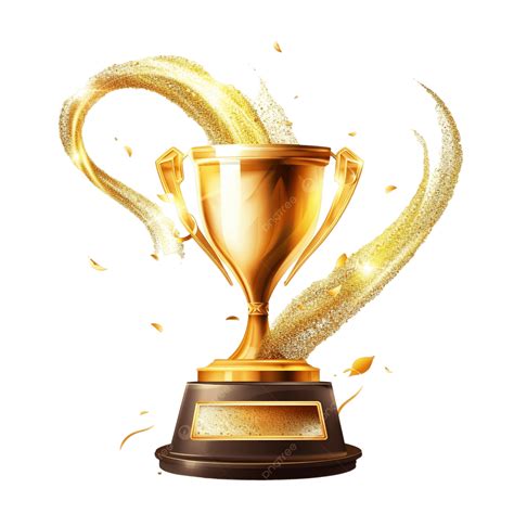 금빛 흐름을 보호하는 현실적인 황금 트로피 금 트로피 3d Png 일러스트 및 이미지 에 대한 무료 다운로드 Pngtree