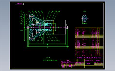 第24盒摩擦调心上托辊 AutoCAD 2004 模型图纸下载 懒石网