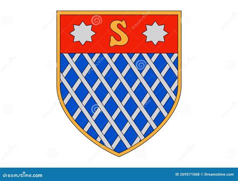 Escudo De Scutari Albania Ilustração Stock Ilustração De Curso 269571068