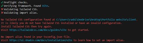Bug Shadcn Not Validating Tailwind Css Installation After Tailwind 4