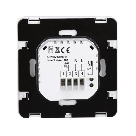 1321 Walfront 16a Programmable Lcd Screen Electric Heating Thermostat Room Temperature