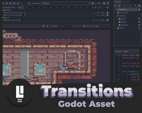 Transitions Godot Asset By César León