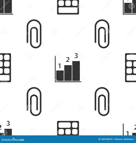 Set Calculator Graph Schedule Chart Diagram And Graph Schedule Chart Diagram Icon Vector