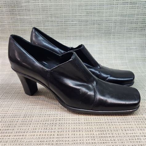 Franco Sarto Shoes Franco Sarto Womans Chunky Heel Size 8m Black 3