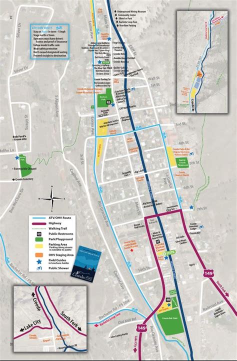Ohv Rules And Map City Of Creede Co