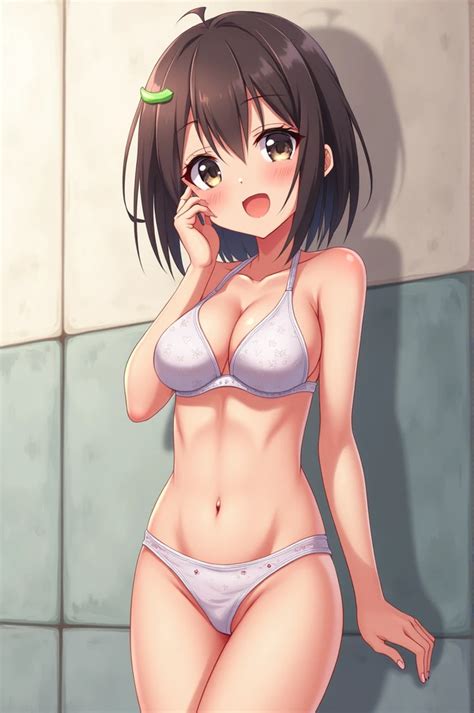 Anime Girl With No Underwear And Clothes Seaart Ai