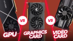 GPU Vs Graphics Card Vs Video Card 5 Key Differences