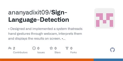 Github Ananyadixit09sign Language Detection • Designed And