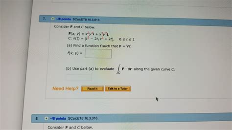 solved 7 18 points scalcet8 16 3 013 consider f and c