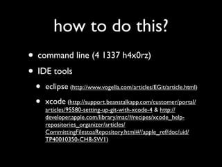 An Introduction To Git PPT