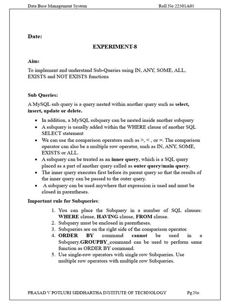 Dbms Exp 8 Pdf