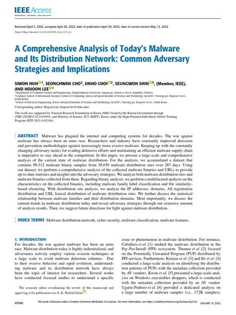 A Comprehensive Analysis Of Todays Malware And It Pdf Malware