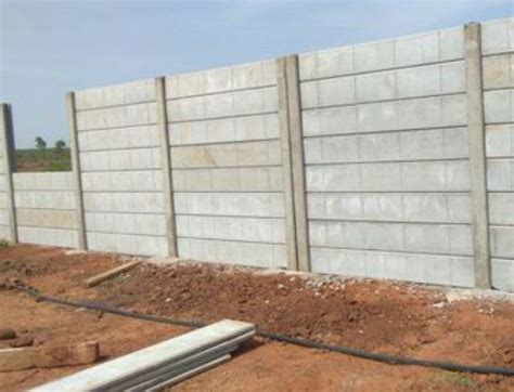 Construction Of Precast Compound Wall Precast Prestressed Compound Wall