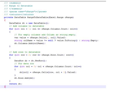 How To Add Excel Data In Datatable