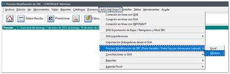 Proceso De Modificación De Sbc