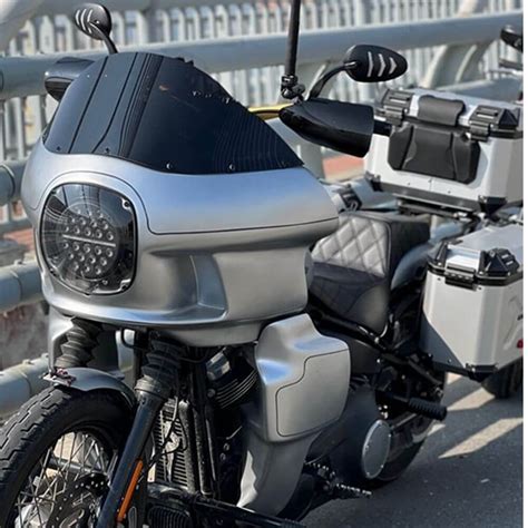 Fxrt Style Clubstyle Headlight Fairing Front Upper For Harley Softail