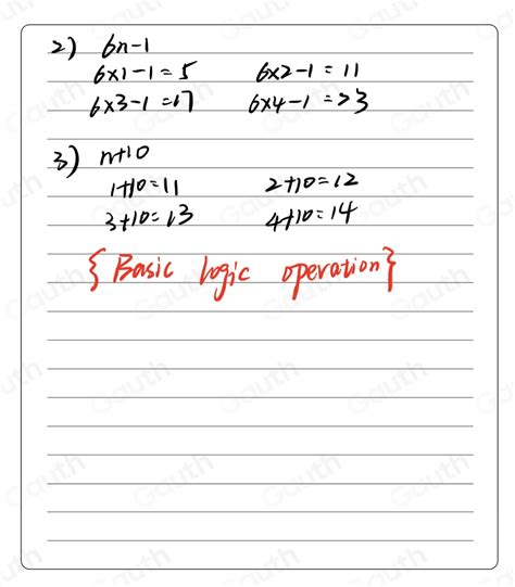 solved direction write the nth rule for the given set of sequence in