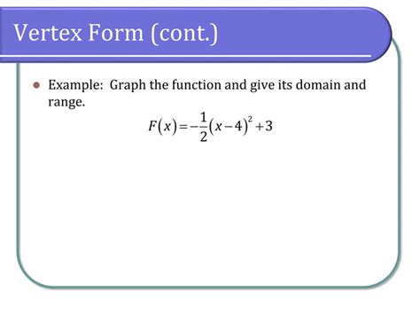 31 Quadratic Functions And Models Ppt