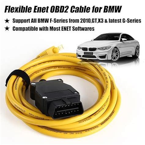 Ttxspp Enet Obd2 Cable For Bmw F Series Coding Obd Enet Cable Rj45