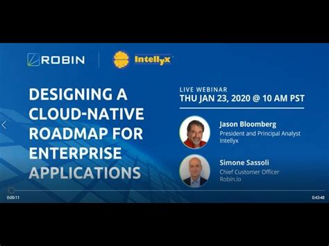 Designing A Cloud Native Roadmap For Enterprise Applications Intellyx