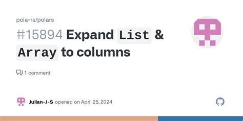 Expand List Array To Columns Issue Pola Rs Polars GitHub