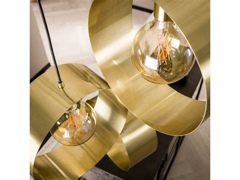 Cinja Hängelampe 3 Flammig Material Metall Goldfarbig