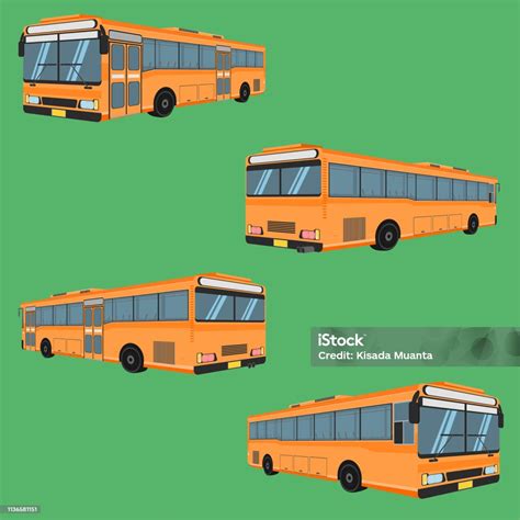 3d 타이어 버스 오렌지 운송 자동차 차량 드라이버 운임 여객 자동 옴니 버스 코치 레일 벤치의 자 스툴 좌석 매트리스 강화 하 스 삭스 패드 벡터 일러스트 레이 션 공항에