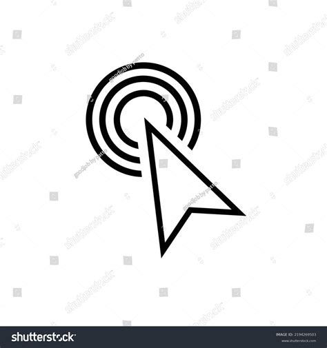 Cursor Click Icon Arrow Pointer Icon Stock Vector Royalty Free 2194269503 Shutterstock