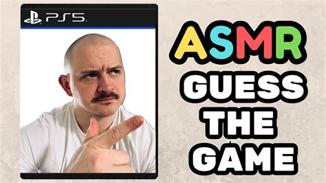 Asmr Guess The Video Game Youtube