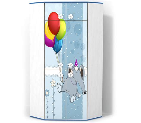 Купить Шафа в дитячу кімнату з ДСП МДФ кутова Слоник Matroluxe цена 13289 грн — Prom Ua Id