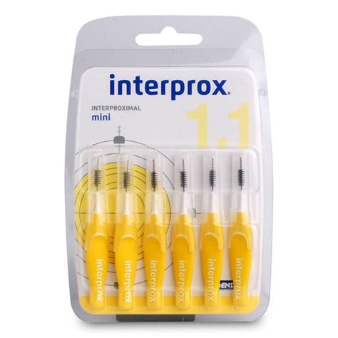 Dentaid Cepillo Interprox Interproximal Mini 1 1 6 Unidades Farmacia Calàbria