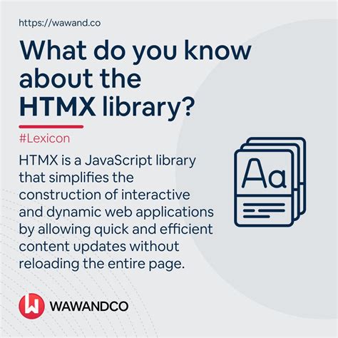Wawandco On Linkedin Wawandco Lexicon Htmx Webdevelopment