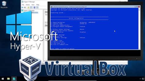 Try Out Microsoft Hyper V Server Hypervisor In Virtualbox Youtube