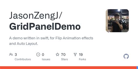 Github Jasonzengj Gridpaneldemo A Demo Written In Swift For Flip Animation Effects And Auto