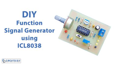 Diy Function Signal Generator Using Icl8038